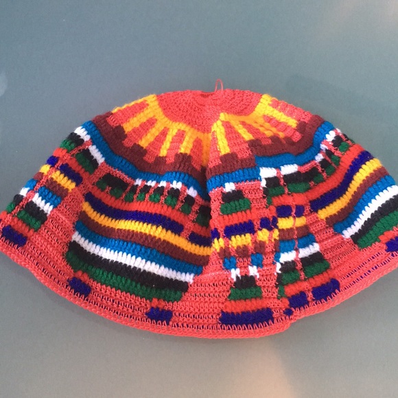 Accessories | Boho Indigenous Mexican Hand Embroidered Hat | Poshmark
